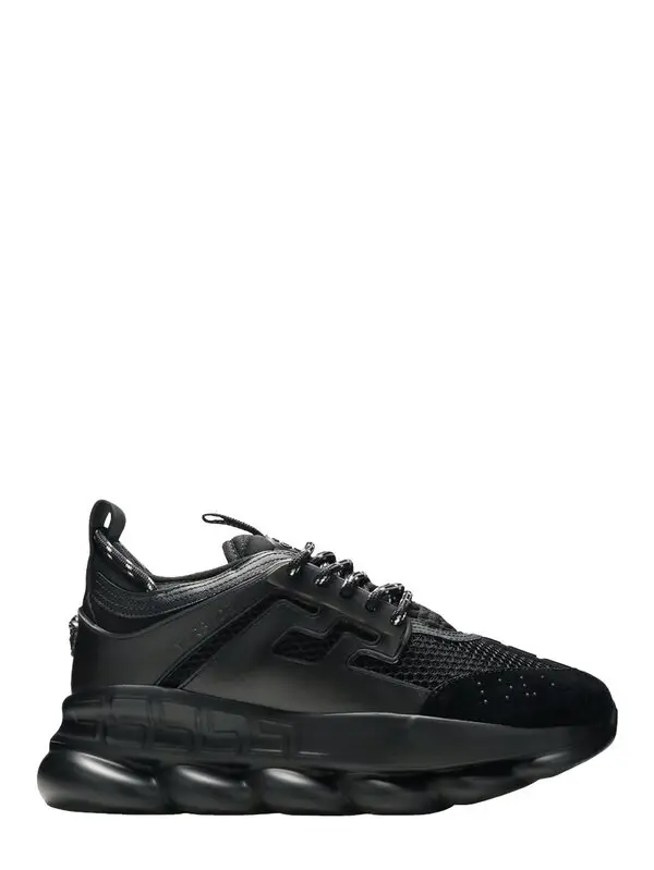 Versace Chain Reaction Sneakers - Black