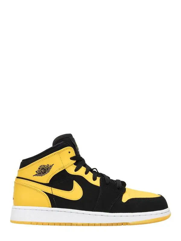 JORDAN 1 Retro Mid 'new Love' Sneaker - Yellow
