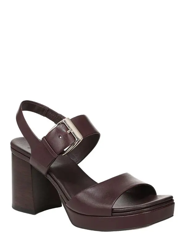 27 EDIT NATURALIZER Phillipa Block Heel Sandal - Ruby Noir Brown