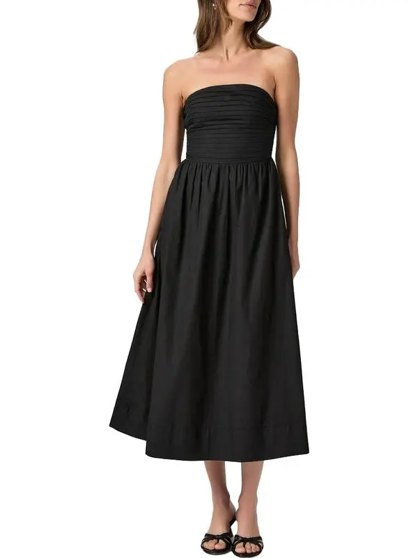 Paige Braylee Strapless A-line Dress - Black