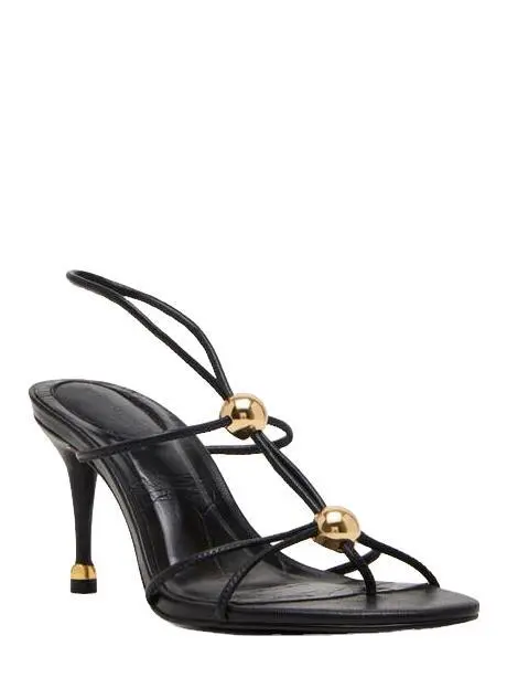 Steve Madden Ramos Strappy Sandal - Black Leather