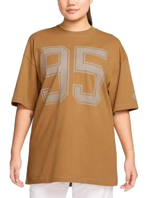 Nike Cotton Oversized T-shirt - Desert Ochre