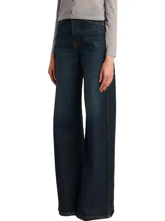 Khaite Dane High-waist Wide-leg Jeans - Lansing