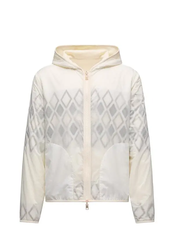 Moncler Reversible Wool Zip-up Hoodie - Multicolor