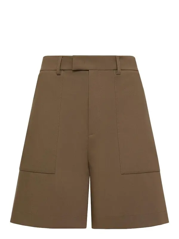 Moncler Tailored Bermuda Shorts - Green
