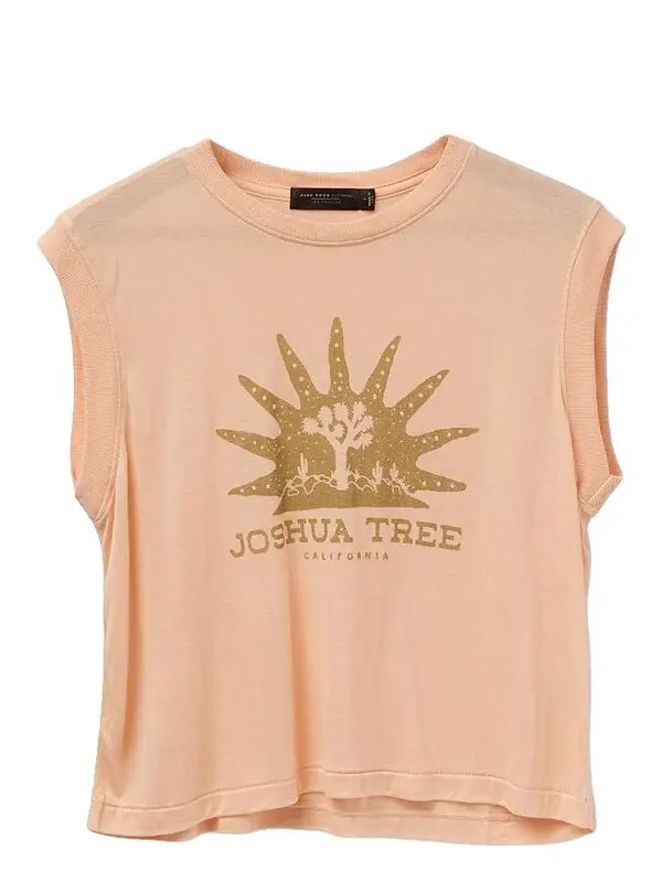 Junk Food Clothing Joshua Tree Vintage Tissue Tank - Spanish Villa