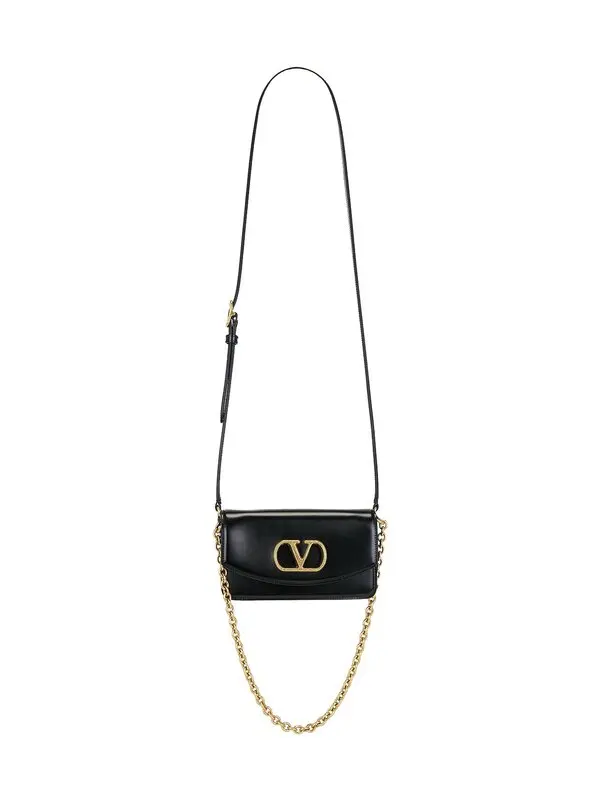 Valentino Garavani Vain Small Clutch - Nero