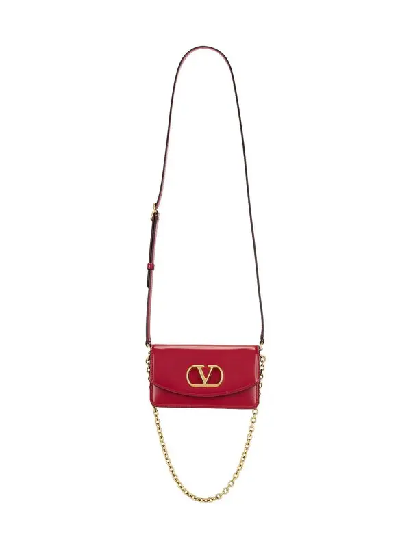 Valentino Garavani Vain Small Clutch - Rosso