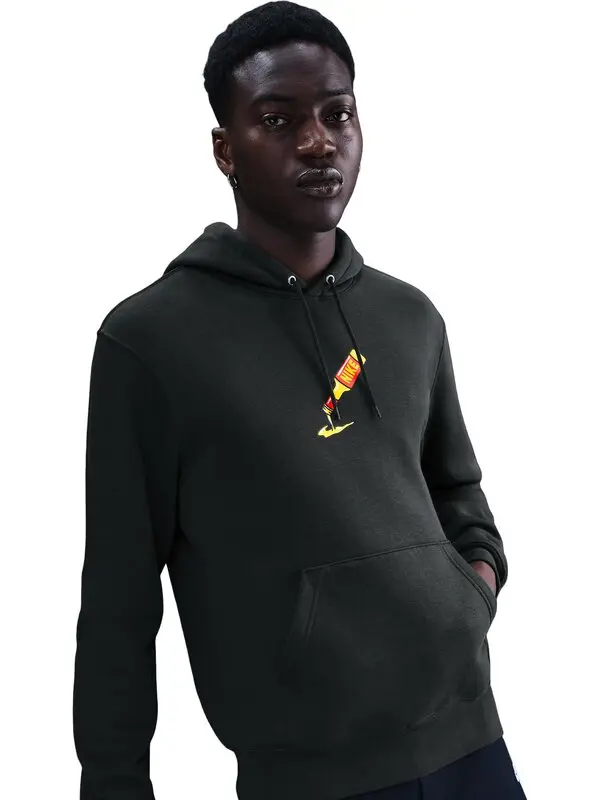 Nike Sportswear Club Sole Food Pullover Fleece Hoodie - Black