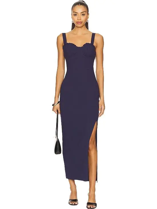Line & Dot Perla Maxi Dress - Navy