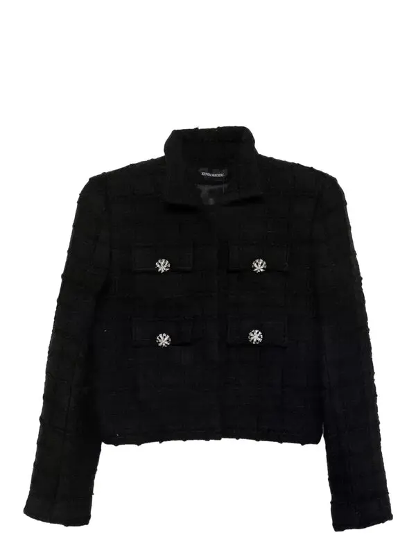 XENIA MAGERA Tweed Jacket - Black