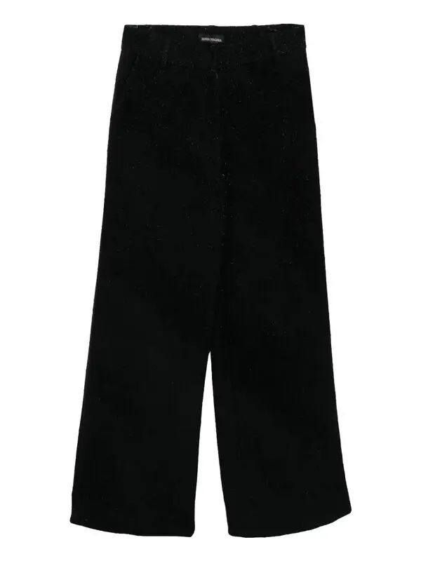 XENIA MAGERA Wide Leg Trousers - Black
