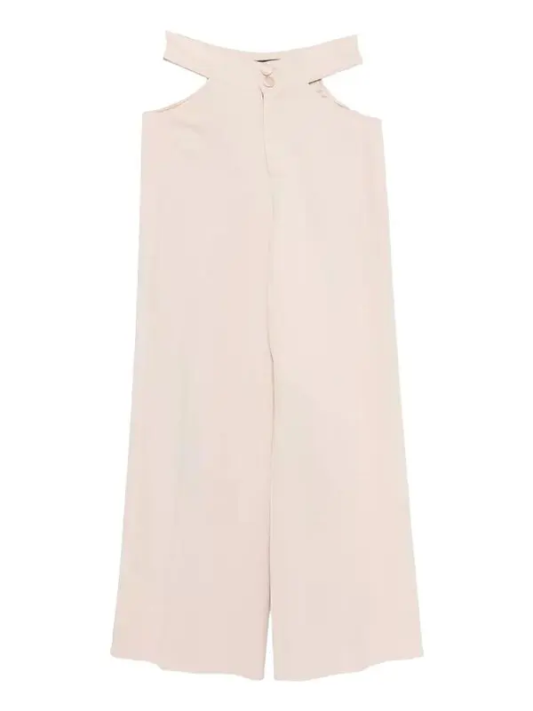XENIA MAGERA Cut-out Detail Trousers - Pink