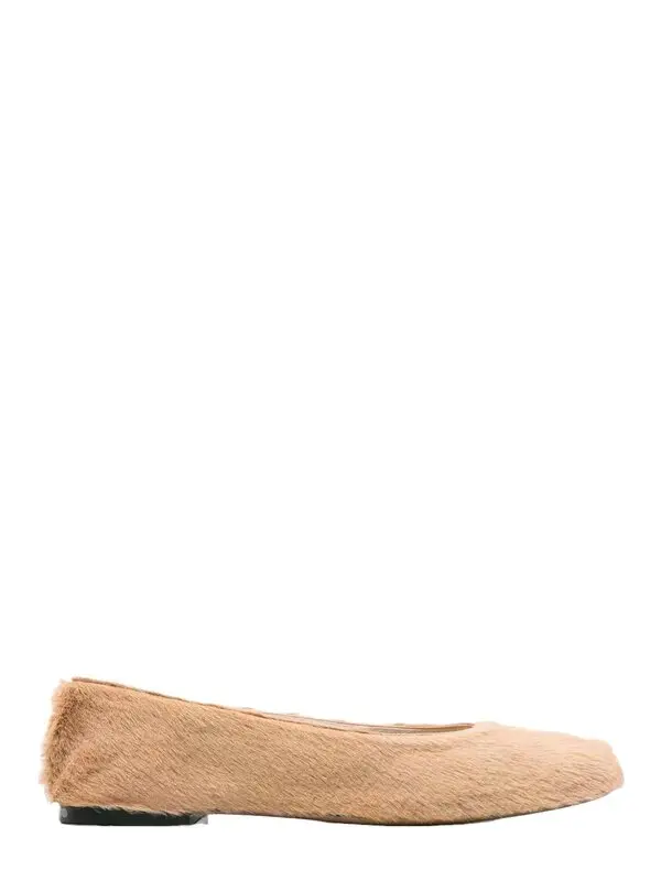 THE ROW Leather Ballet Flats - Neutrals