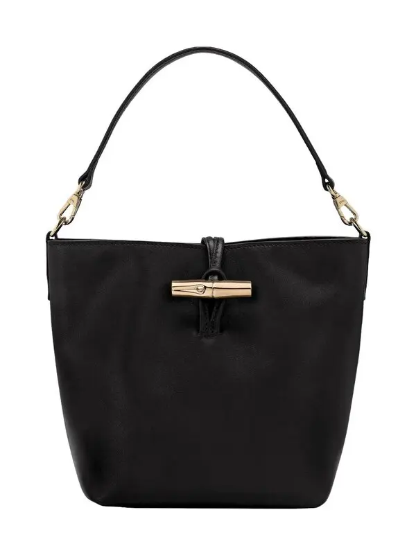 Longchamp Le Roseau Extra Small Bucket Bag - Black