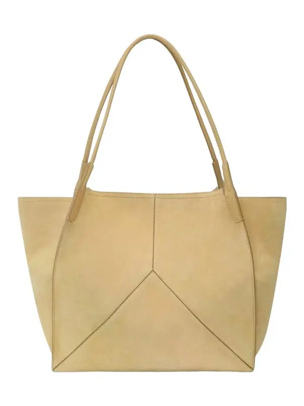 Victoria Beckham Suede Panel Tote Bag - Neutrals