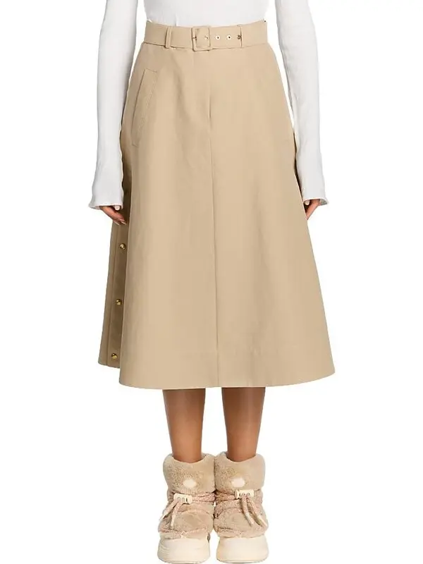 Moncler Midi Skirt - Beige