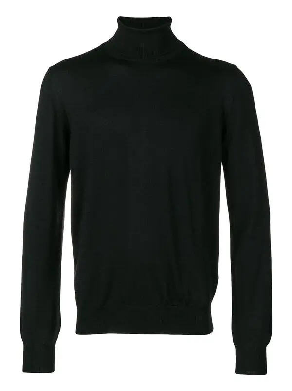 BARBA NAPOLI Virgin Wool Sweater - Black