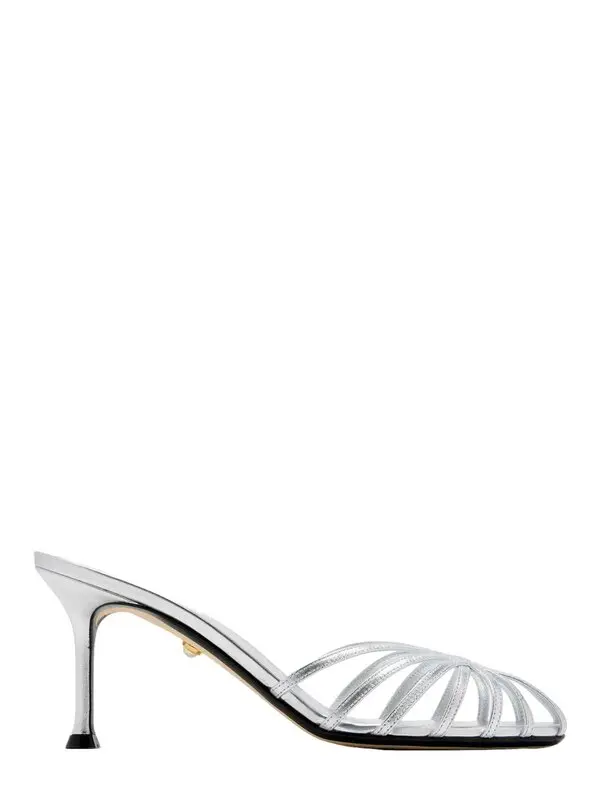 ALEVI MILANO 90mm Metallic-effect Sandals - Silver