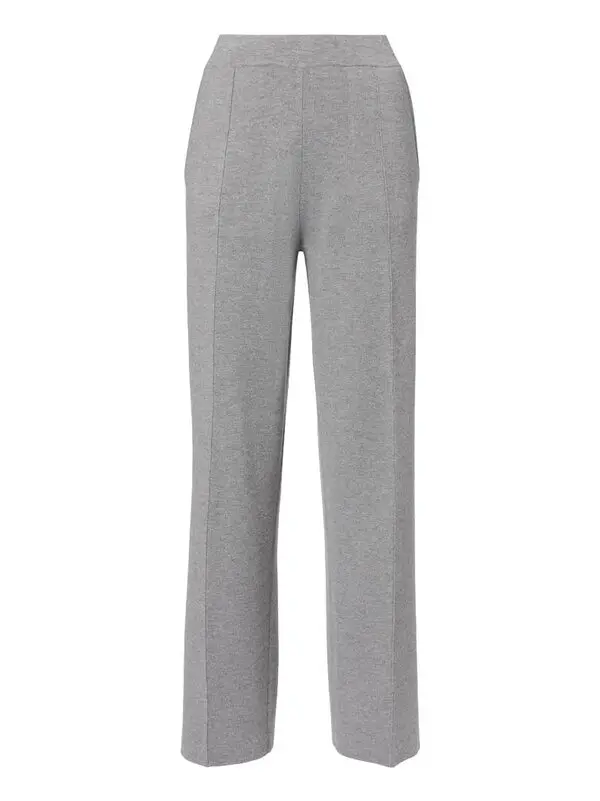 Max Mara Arno High-rise Track Pants - Grey