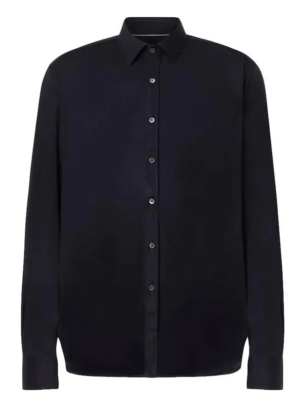 Canali Wool Shirt - Blue