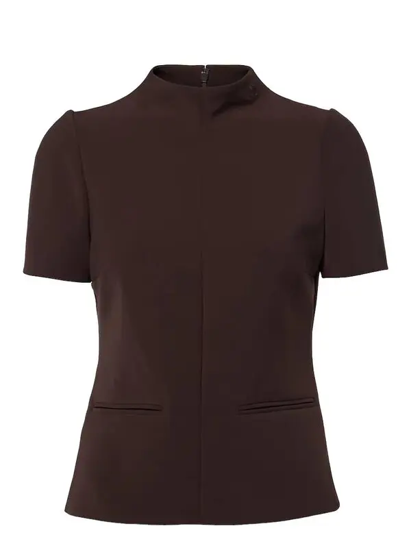 COURREGES Courrèges Twill Top - Brown