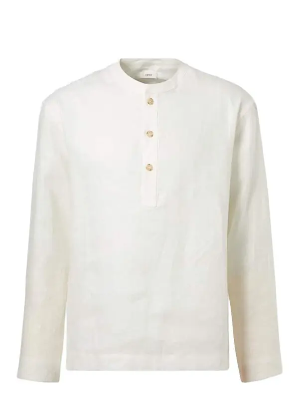 Commas Linen Shirt - White