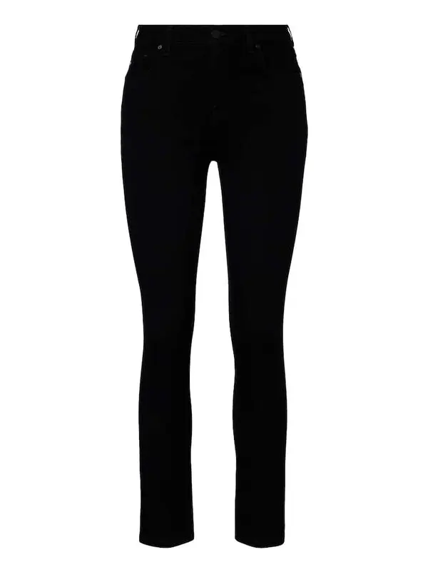 Ag Mari Mid-rise Straight Jeans - Black
