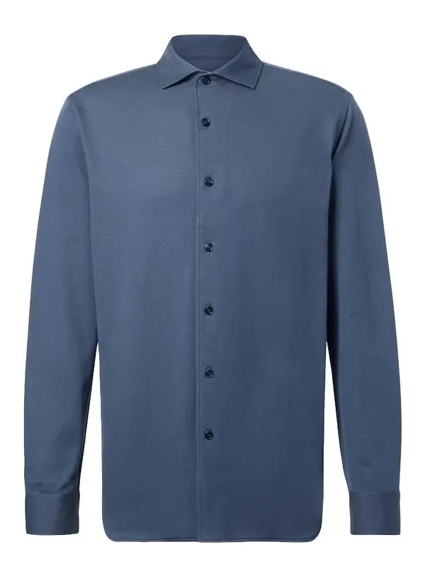 Brioni Cotton Shirt - Blue