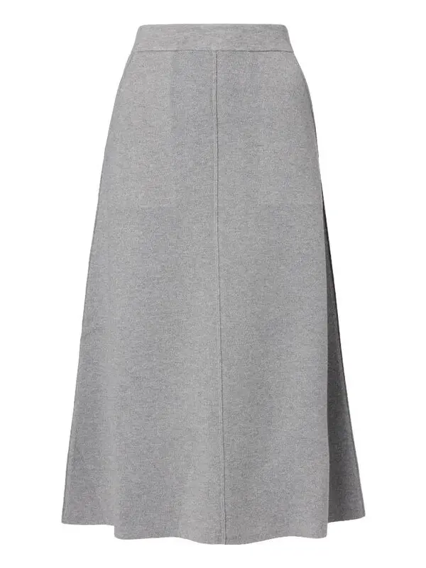 Max Mara Vortice Midi Skirt - Grey