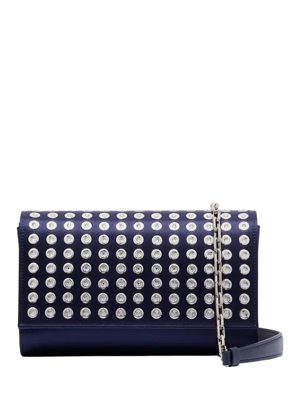 CHRISTIAN LOUBOUTIN Paloma Small Clutch - Blue