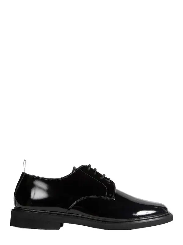 Thom Browne Calf Leather Lace-ups - Black