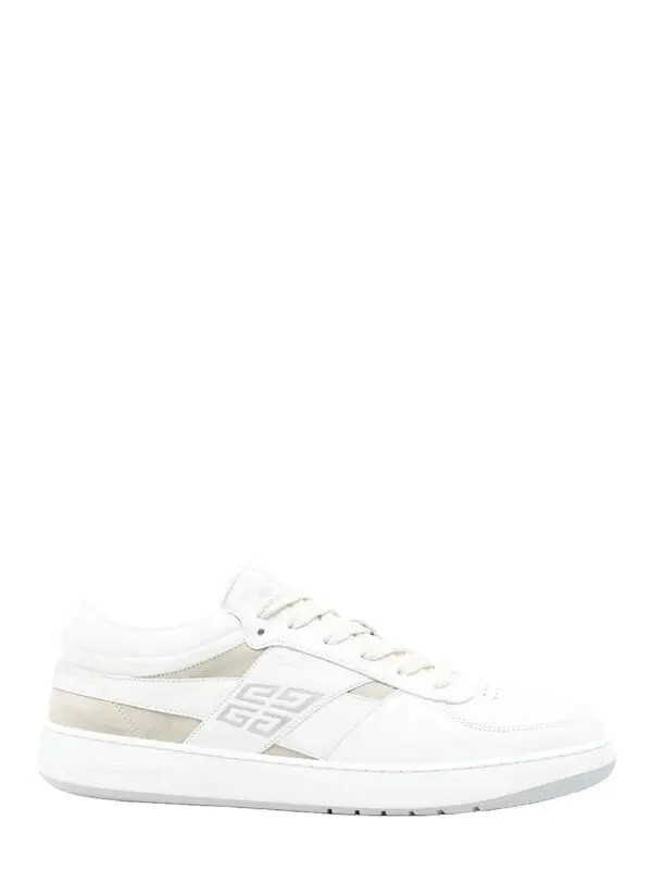 Givenchy G Move Low Top Leather Sneakers - White