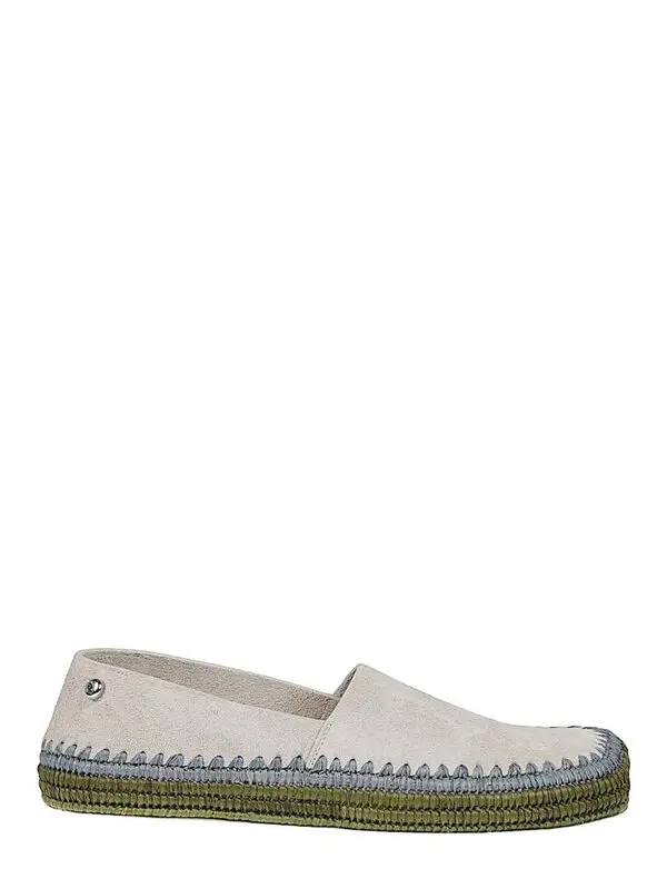 LOEWE X PAULA'S IBIZA Rio Suede Espadrilles - Light Grey