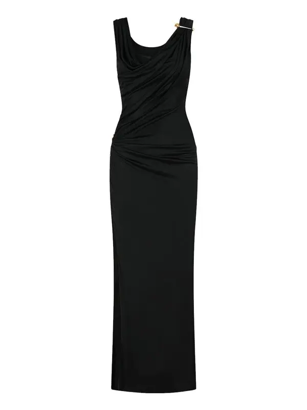 Versace Viscose Dress - Black