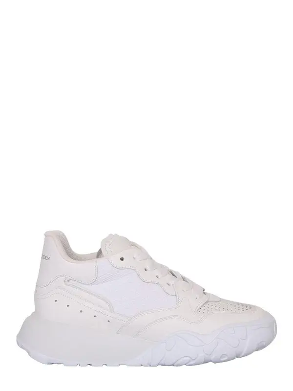 Alexander McQueen High Top Sneakers - White