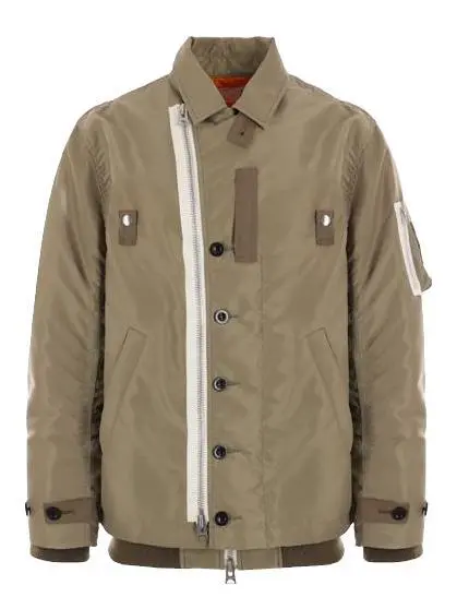 Sacai Bomber Jacket - Light Khaki