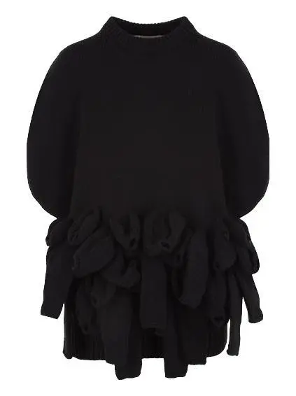 Comme Des Garçons Pullover With Pendant Inserts - Black