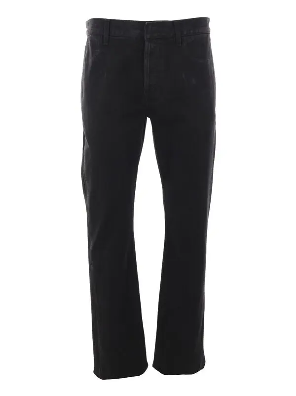 Alexander McQueen Straight-leg Jeans With Ghostwash Print - Black