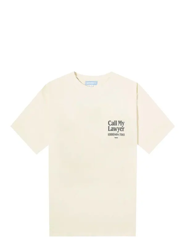 MARKET Call My Lawyer T-shirt - White