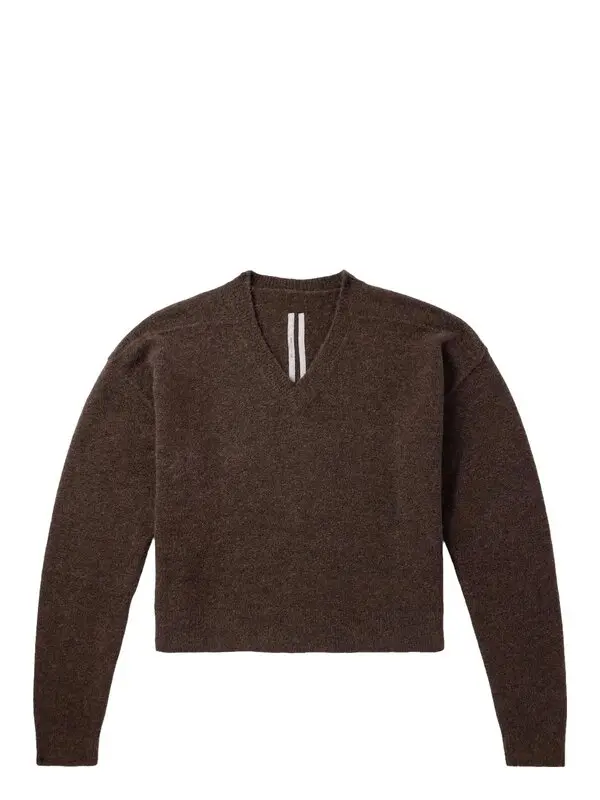 Rick Owens Tommy Knitted Sweater - Brown