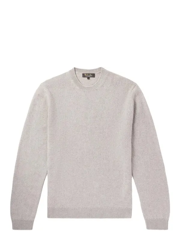 Loro Piana Fobello Cashmere Sweater - Gray