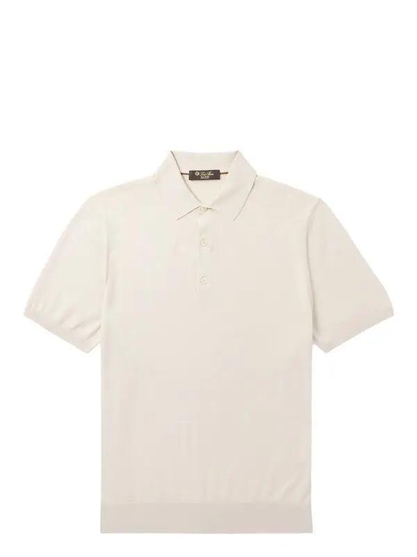 Loro Piana Wish® Wool Polo Shirt - Neutrals