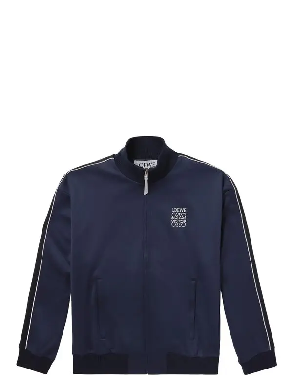 Loewe Logo-embroidered Track Jacket - Blue