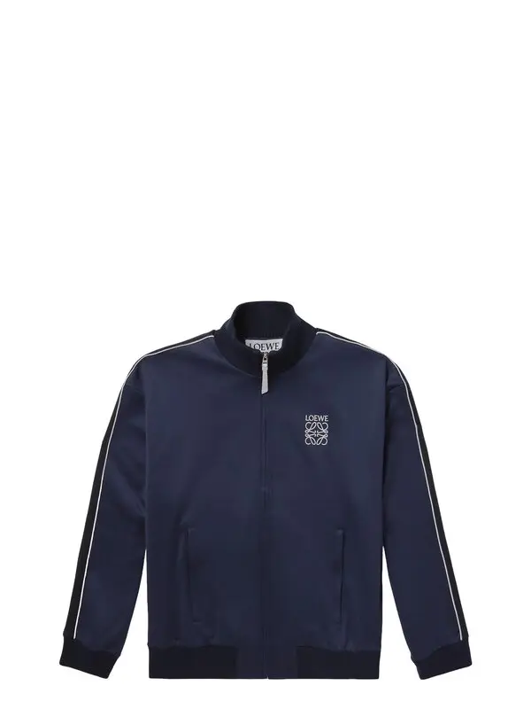 Loewe Logo-embroidered Track Jacket - Blue