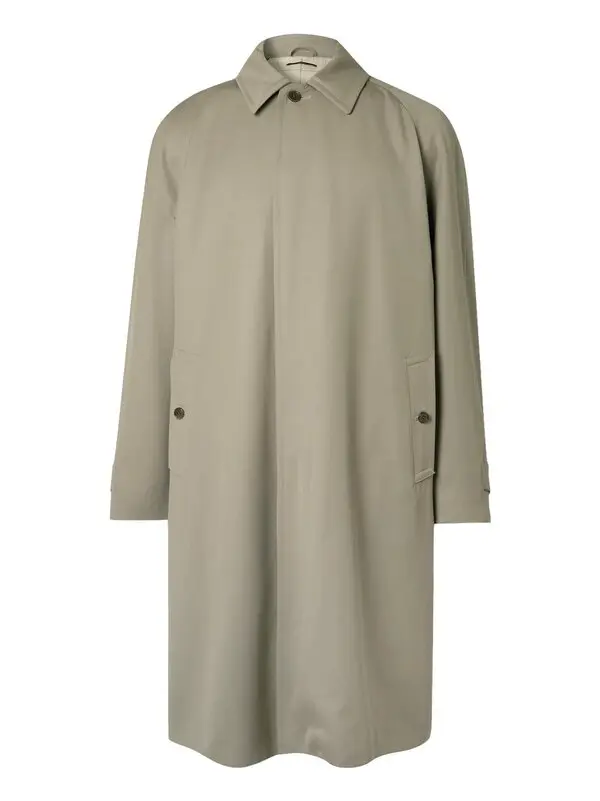 Dunhill Super 130s Merino Wool-twill Car Coat - Brown