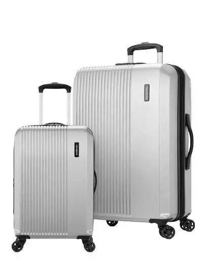 SAMSONITE Alliance Se 2-piece Hardside Luggage Set - Metallic Silver