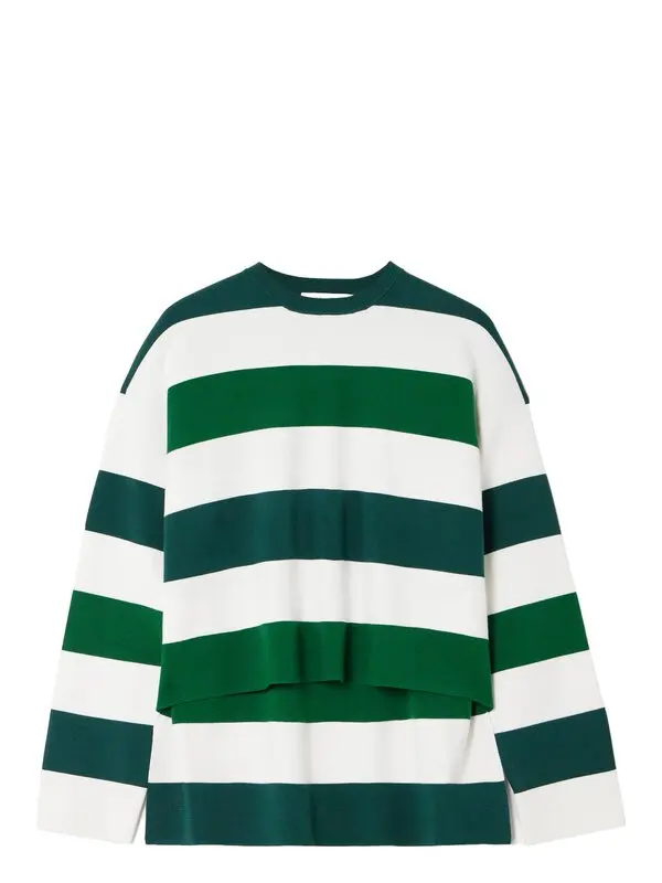 Max Mara Jesone Striped Jersey T-shirt - Multi