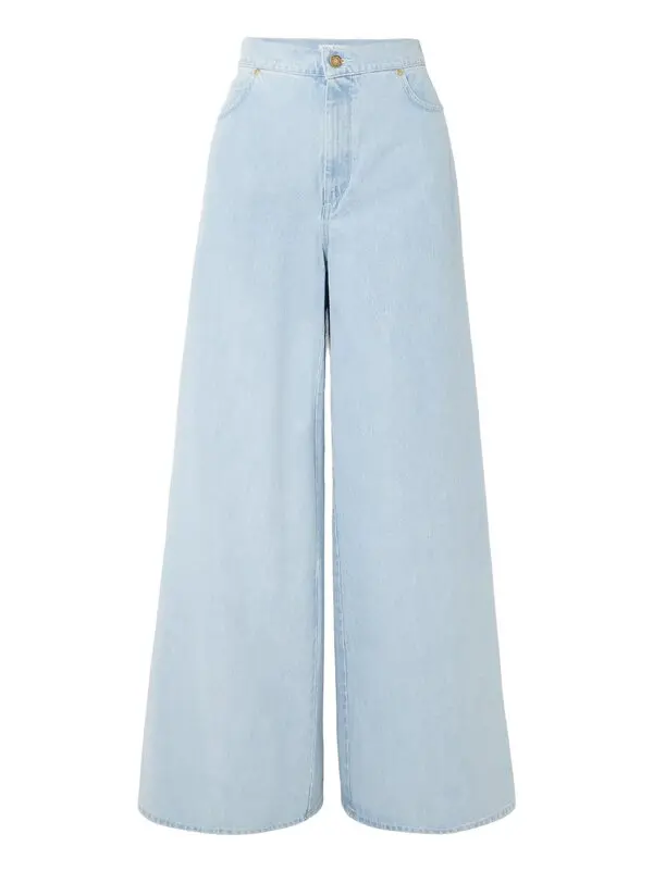 Max Mara Affari High-rise Wide-leg Jeans - Blue