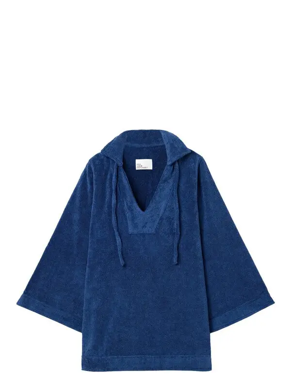 Lisa Marie Fernandez Cotton-terry Tunic - Blue